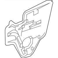 82860-5AA0A Genuine Nissan #828605AA0A Screen-Sealing,Rear Door