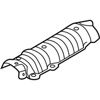 74758-3BA0A Genuine Nissan #747583BA0A INSULATOR-Heat,Front Floor