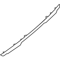 85072-6FL1A Genuine Nissan #850726FL1A Moulding-Rear Bumper