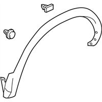 93828-6MA0A Genuine Nissan #938286MA0A Over Fender-Rear,RH