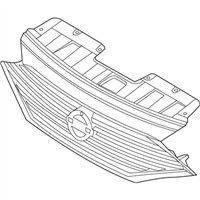 62310-1JA0B Genuine Nissan #623101JA0B Grille Radiator