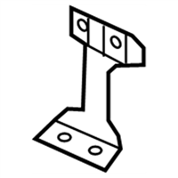 62296-4RA0A Genuine Nissan #622964RA0A Retainer-Bumper Stay