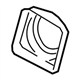 G65K1-9HSMA Genuine Nissan #G65K19HSMA Bracket-Baffle,LH