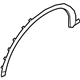 76853-5AA0A Genuine Nissan #768535AA0A Mudguard-Center,Front LH