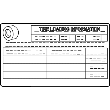 Information Labels - 2021 Nissan Rogue