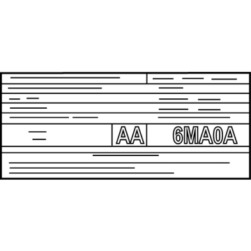 Information Labels - 2021 Nissan Rogue