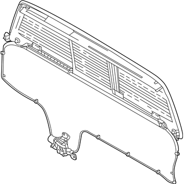 Glass & Hardware - Back Glass - 2021 Nissan Titan Regular