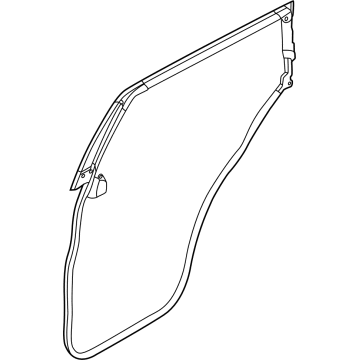 82830-6RR0B Genuine Nissan #828306RR0B W/STRIP-Rr RH