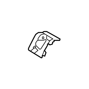 883E2-6RA0A Genuine Nissan #883E26RA0A Escutcheon-Rear Seat Belt