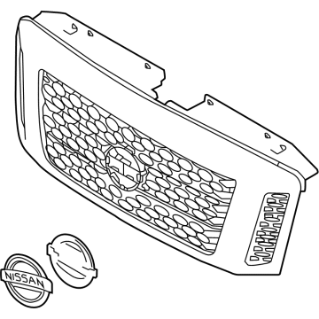 62310-9FV0D Genuine Nissan #623109FV0D Grille Assy-Front