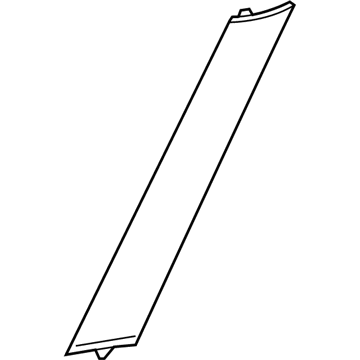 76837-6JR0A Genuine Nissan #768376JR0A FINISHER-FRONT PILLAR LH