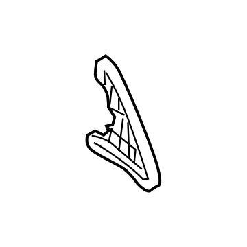 638A3-5EF0A Genuine Nissan #638A35EF0A Insulator-Front Fender