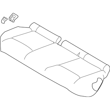 Rear Seat Components - 2021 Nissan Rogue Sport