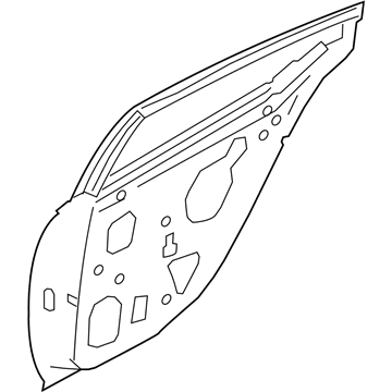 82101-9HE0A Genuine Nissan #821019HE0A Door Assy-Rear,LH