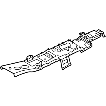 G4310-6LBMA Genuine Nissan #G43106LBMA Floor-Front,Center