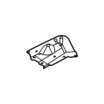 74819-6RA0A Genuine Nissan #748196RA0A Cover-Under,Rear LH