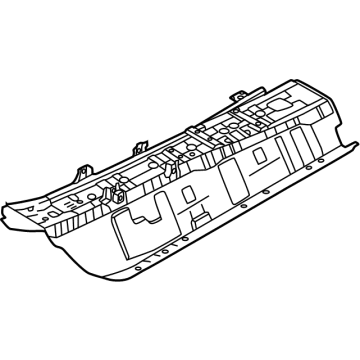 G4310-6RAMA Genuine Nissan #G43106RAMA Floor-Front,Center