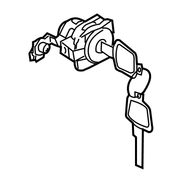 H0601-6RA0B Genuine Nissan #H06016RA0B Cylinder Set-Door Lock,LH