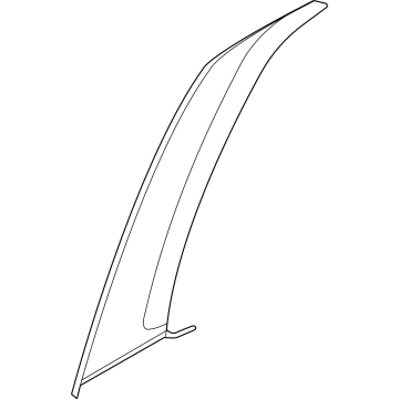 Exterior Trim - Rear Door - 2022 Nissan Frontier