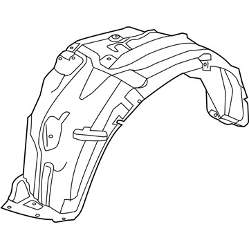 63840-1LA0B Genuine Nissan #638401LA0B PROTCT Fr FND R