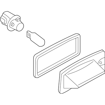 License Lamps - 2021 Nissan NV 3500