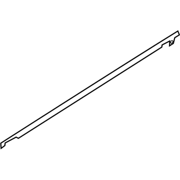 Exterior Trim - Rear Door - 2021 Nissan Leaf