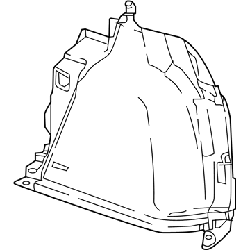 84951-5RW0A Genuine Nissan #849515RW0A FINISHER-LUGG Sd,LWR LH