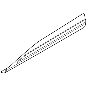 Genuine Nissan Rogue Door Moldings