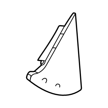 80290-6RR0A Genuine Nissan #802906RR0A CORNR Fin RH Ex