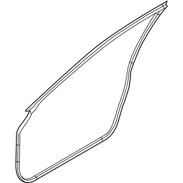 80831-4RA0D Genuine Nissan #808314RA0D W/STRP Fr Dr LH