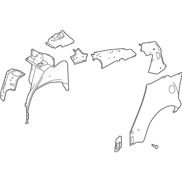 Inner Structure - Quarter Panel - 2021 Nissan Altima