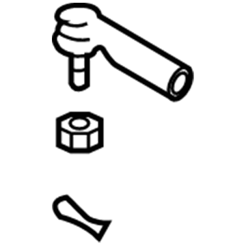 D8520-EB70A Genuine Nissan #D8520EB70A Socket-Kit Side Rod Outer