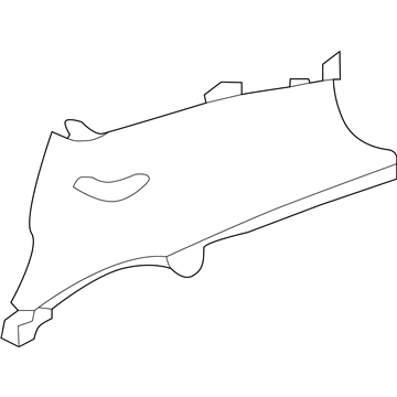 Interior Trim - Quarter Panels - 2020 Nissan Leaf