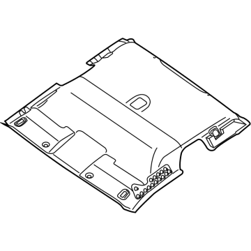 739B0-9BU1B Genuine Nissan #739B09BU1B Module Assembly-Roof Trim