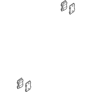 D4060-6HH0B Genuine Nissan #D40606HH0B Pad Kit-Disc Brake,Rear