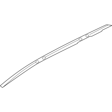 73881-6RA0A Genuine Nissan #738816RA0A MOULDING-Roof Rack,LH