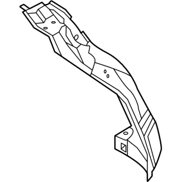 77600-6RA0A Genuine Nissan #776006RA0A Pillar Assy-Back,Main RH