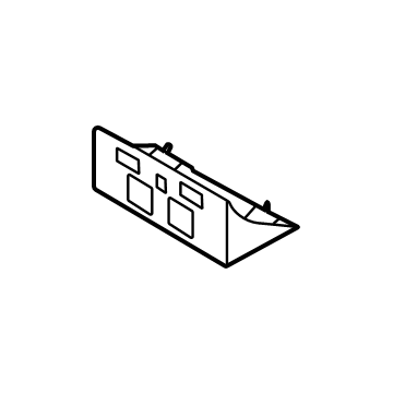 96210-9BU0A Genuine Nissan #962109BU0A Bracket-Licence Plate