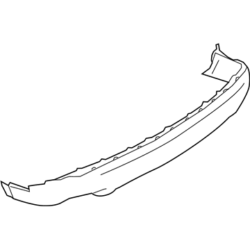 850B2-9UF1D Genuine Nissan #850B29UF1D Fascia-Rr Bumper, Lwr