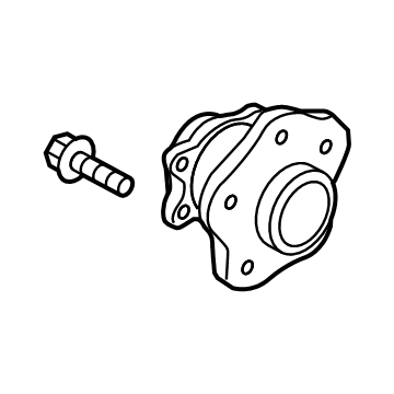 43202-6RA0A Genuine Nissan #432026RA0A Hub Assembly-Rear Axle