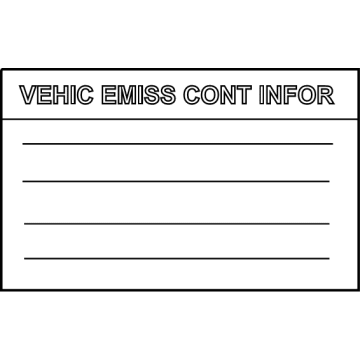 Information Labels - 2020 Nissan Versa