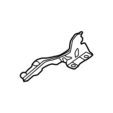 65401-6LB0A Genuine Nissan #654016LB0A Hinge Assy-Hood,LH