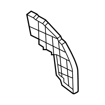 66898-6RR0A Genuine Nissan #668986RR0A Cover-Hood Side,RH