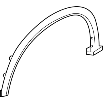 63860-6RR1A Genuine Nissan #638606RR1A Extension-Rear Floor Front