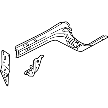 G5111-5EEMA Genuine Nissan #G51115EEMA Member Assy-Front Side,LH
