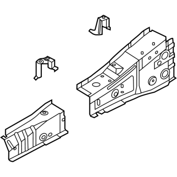 F4181-6RRMA Genuine Nissan #F41816RRMA Reinforcement-HOODLEDGE LH