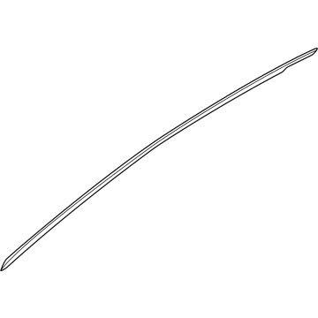 80816-6LE0A Genuine Nissan #808166LE0A Tape-Front Door Sash,RH