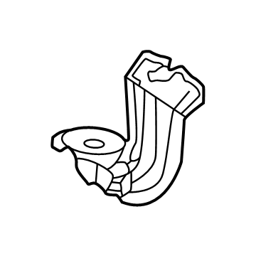 56234-6RS0A Genuine Nissan #562346RS0A Clamp-Stabilizer,Rear