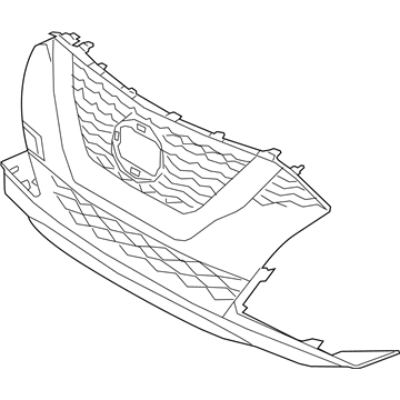 62310-9DL0D Genuine Nissan #623109DL0D Grille Assy-Front