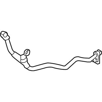 92450-6WK0A Genuine Nissan #924506WK0A Pipe-Front Cooler, Low